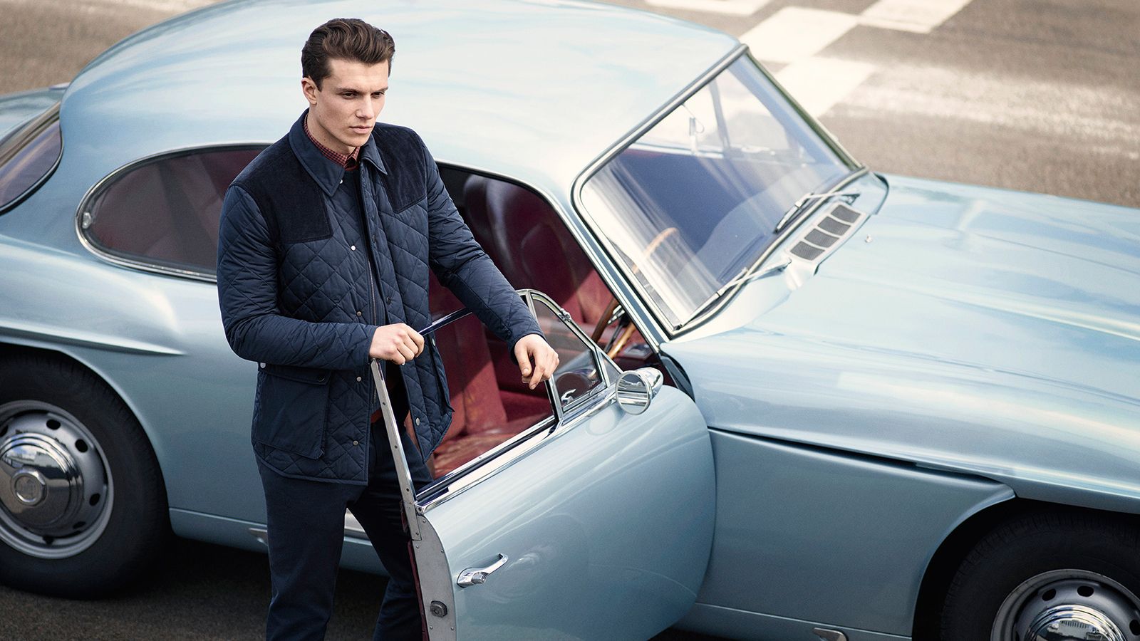 Men's style: Jet set blue fashion for spring